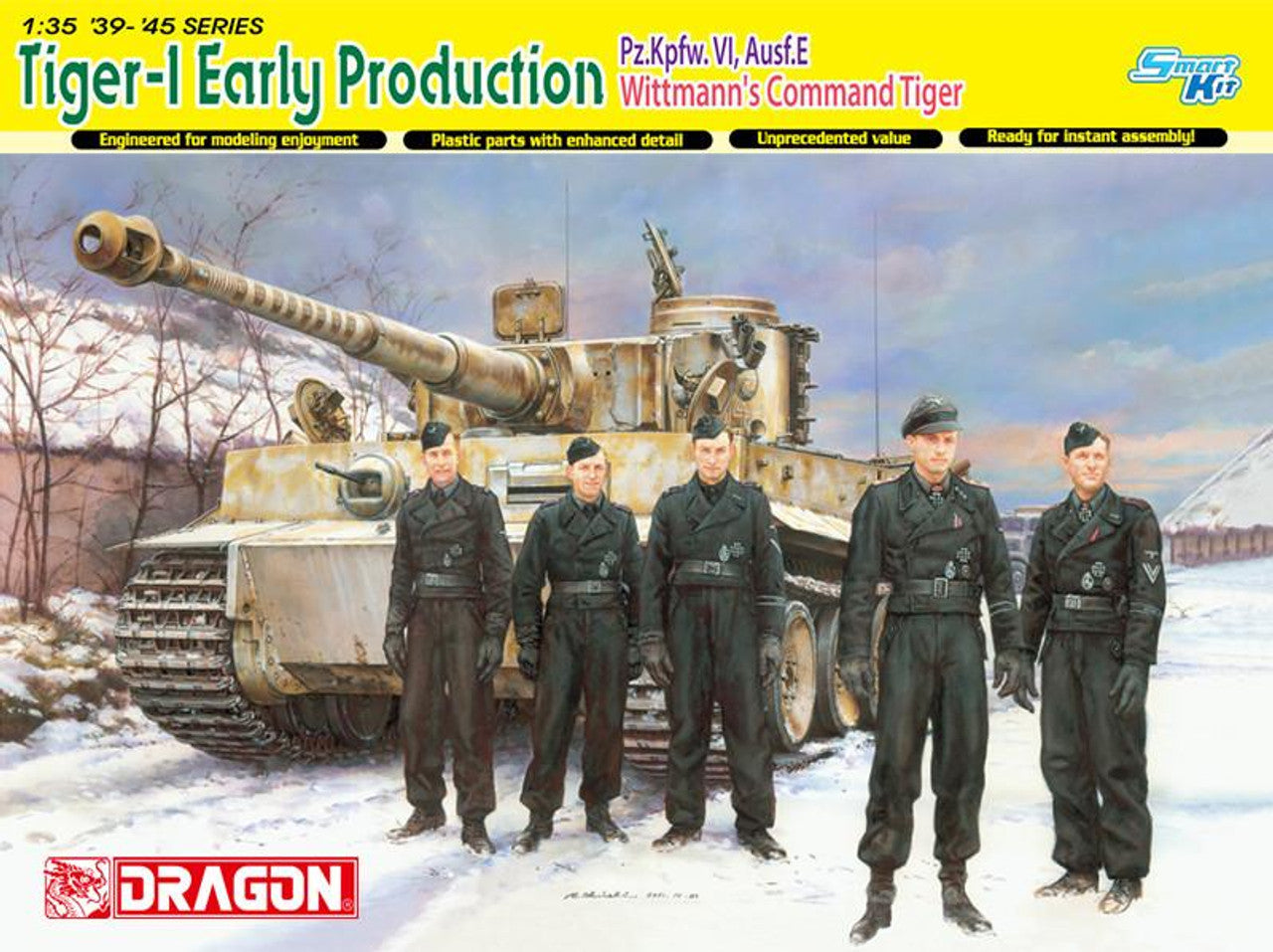 Dragon 1/35 Dragon TIGER I WITTMANN'S COMMAND TIGER – Fusion Scale Hobbies