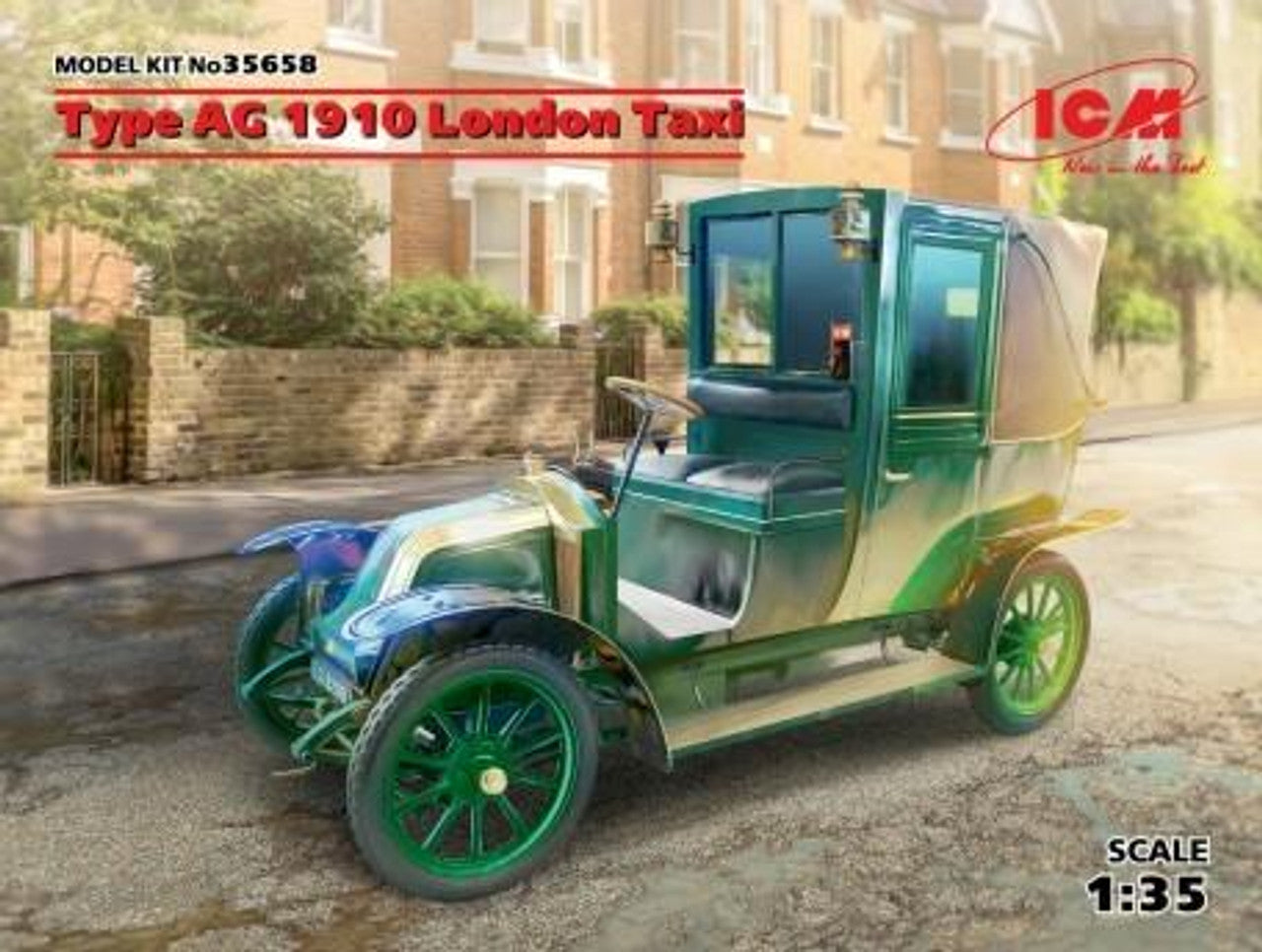 ICM Models 1/35 ICM Type AG 1910 London Taxi – Fusion Scale Hobbies