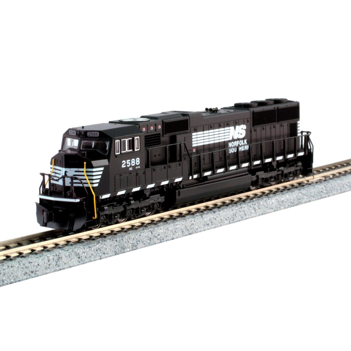 Kato N Scale Norfolk Southern EMD SD70M 2588 Flat Radiator with ESU Lo – Fusion Scale Hobbies