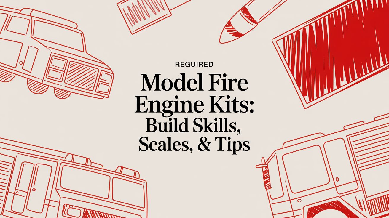 Model Fire Engine Kits: Build Skills, Scales, & Tips – Fusion Scale Hobbies