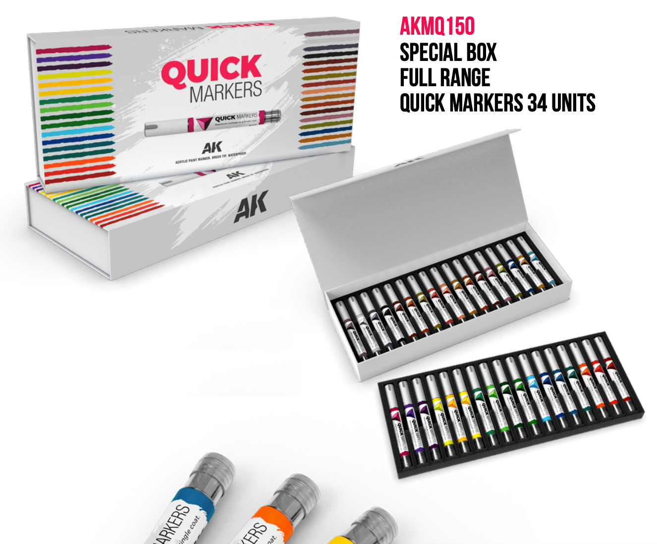 AK Interactive Quick Markers | Acrylic Paint Markers – Fusion Scale Hobbies