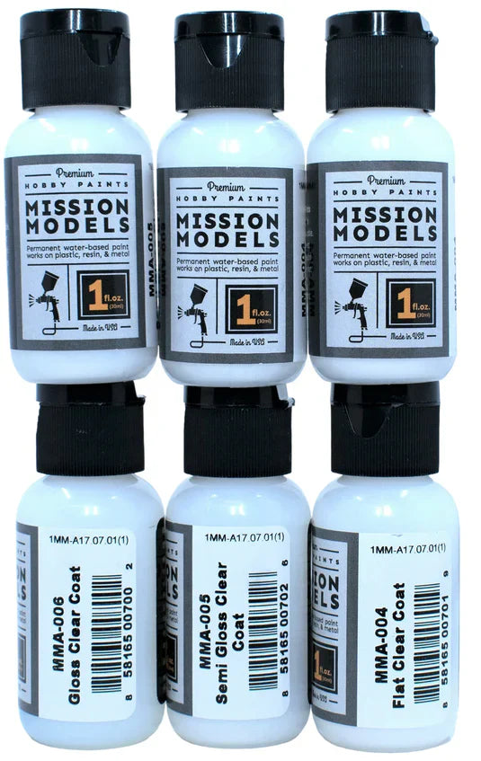Mission Model Paint Clear Coats | Gloss, Satin & Flat Protective ...