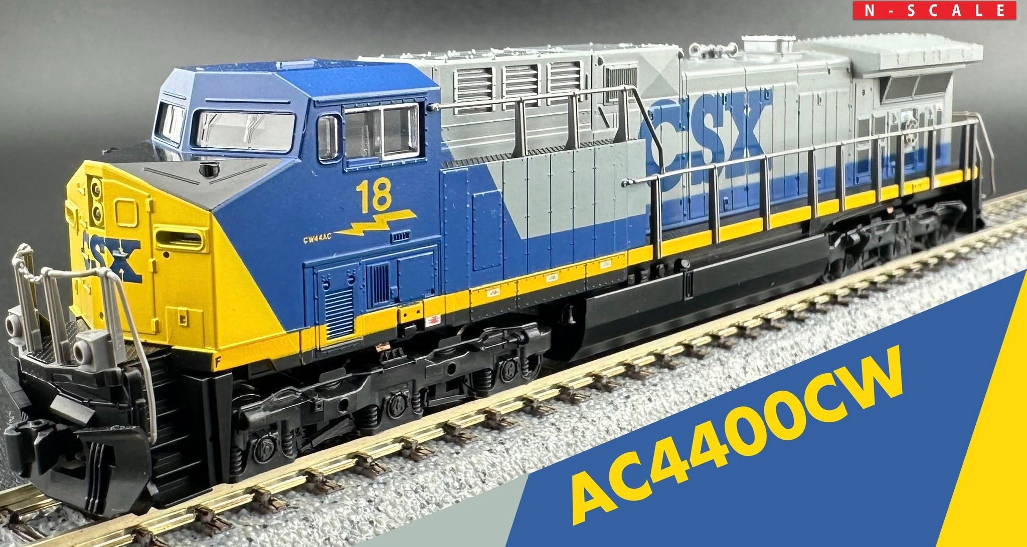 Kato N Scale AC4400CW Locomotives – Fusion Scale Hobbies