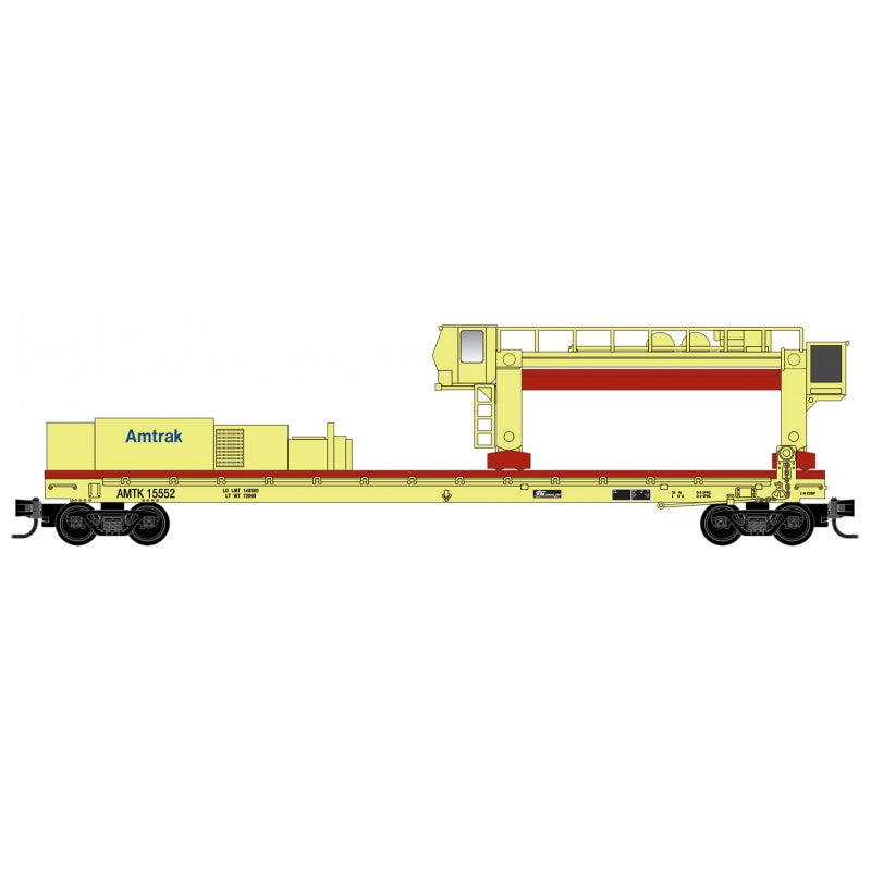 Micro Trains Line N Scale 57' Converted TOFC Flat Car Amtrak RD# AMTK ...