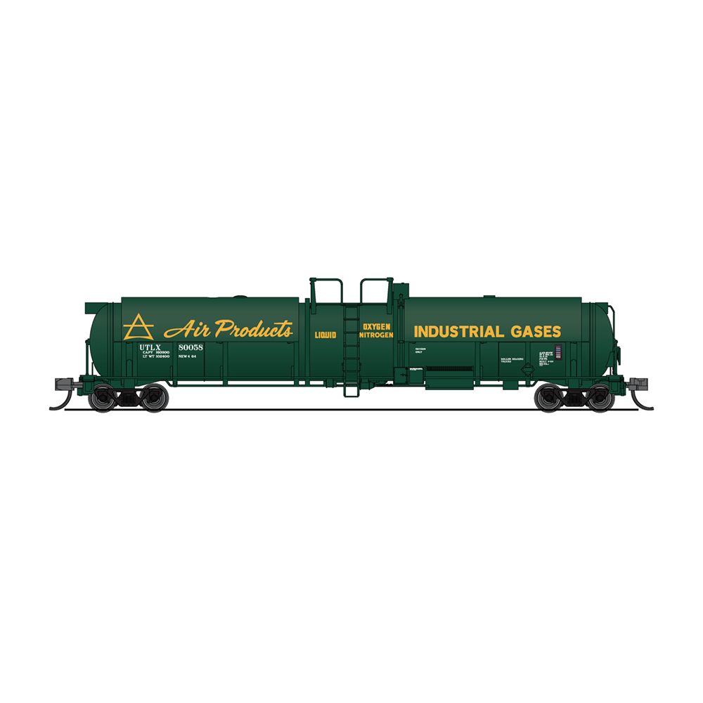 Broadway Limited N Cryogenic Tank Car Air Products 2pk – Fusion Scale ...