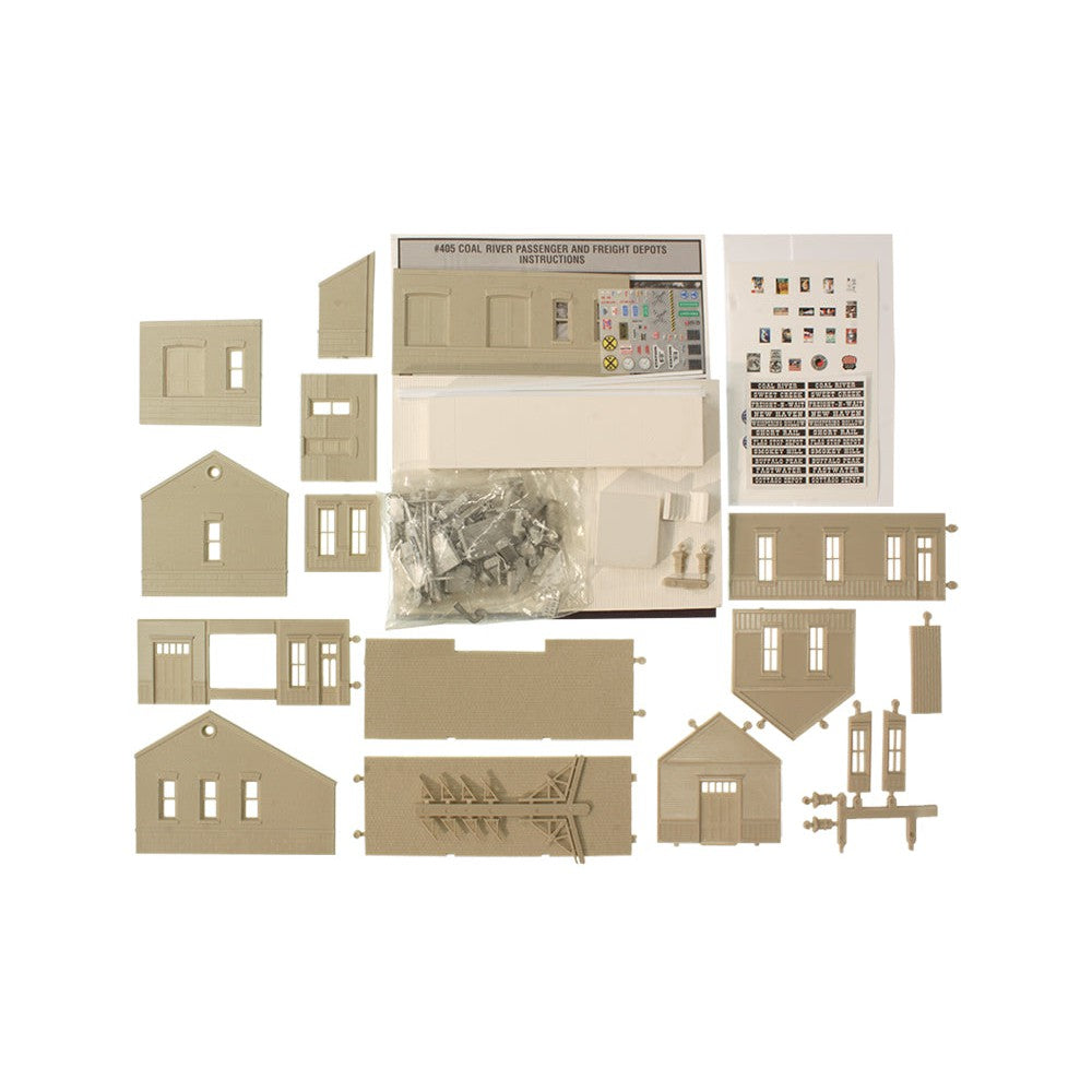 Woodland Scenics HO Scale Coal River Station DPM GOLD Kit – Fusion ...
