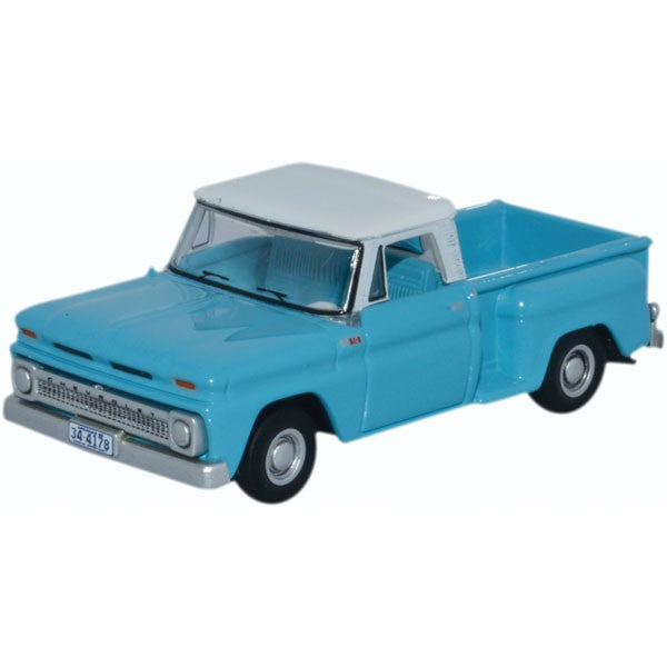 Oxford HO Scale Chevrolet Stepside Pickup 1965 Light Blue / White ...