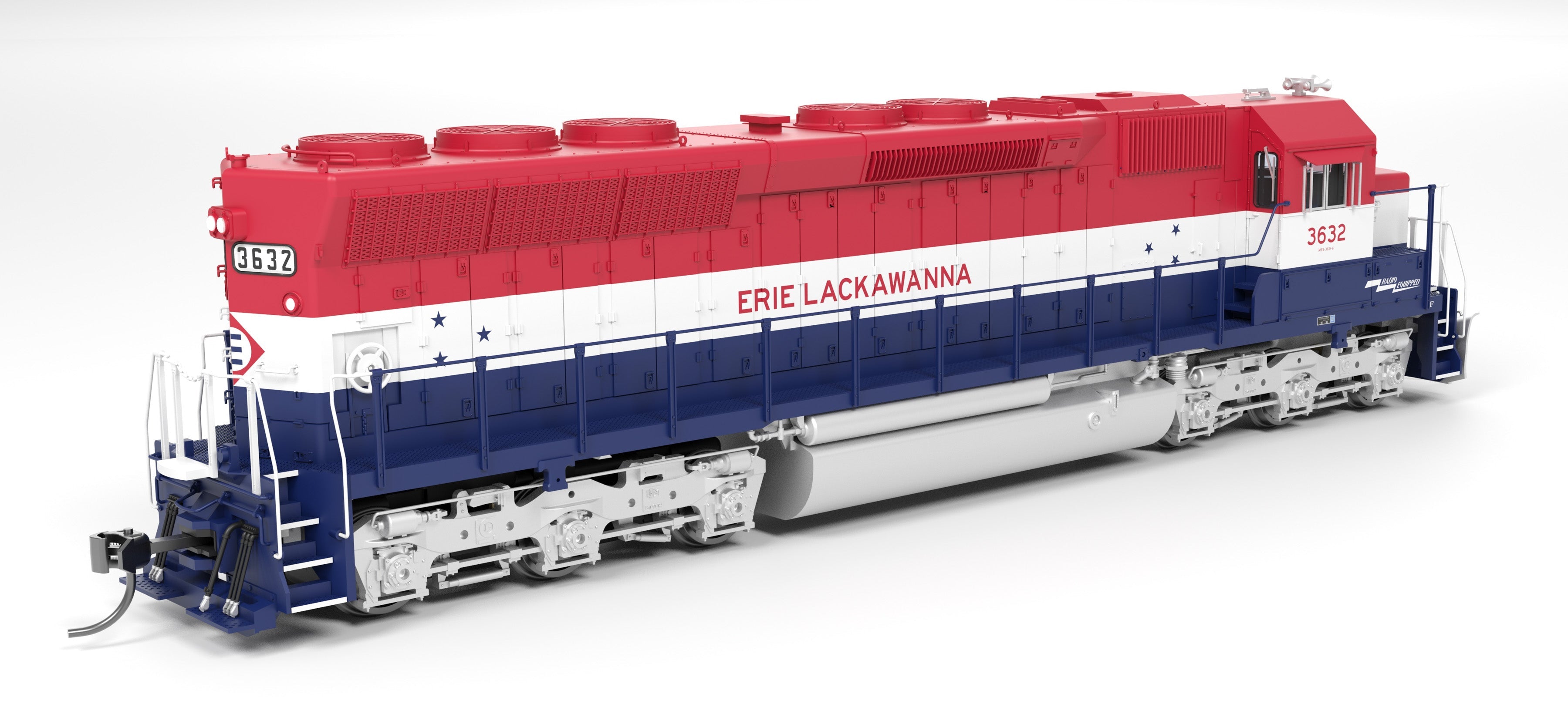 Broadway Limited HO 9800 SD45 Erie Lackawanna 3632 Bicentennial Paint – Fusion Scale Hobbies