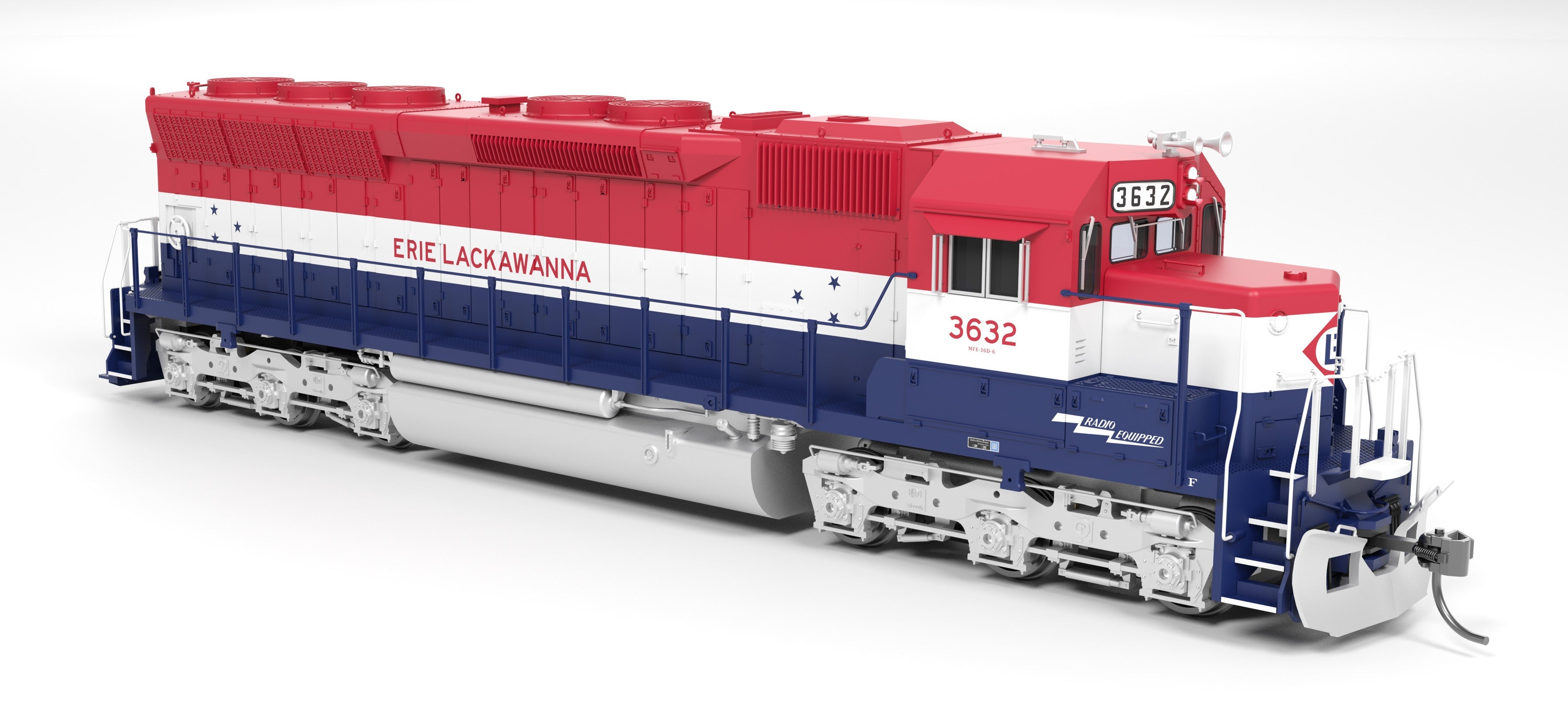 Broadway Limited HO 9800 SD45 Erie Lackawanna 3632 Bicentennial Paint – Fusion Scale Hobbies