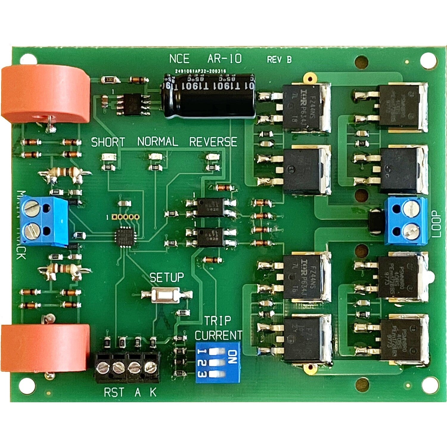 NCE AR10 Auto Reverser W/Built-in Circuit Breaker For Reverse Loops ...