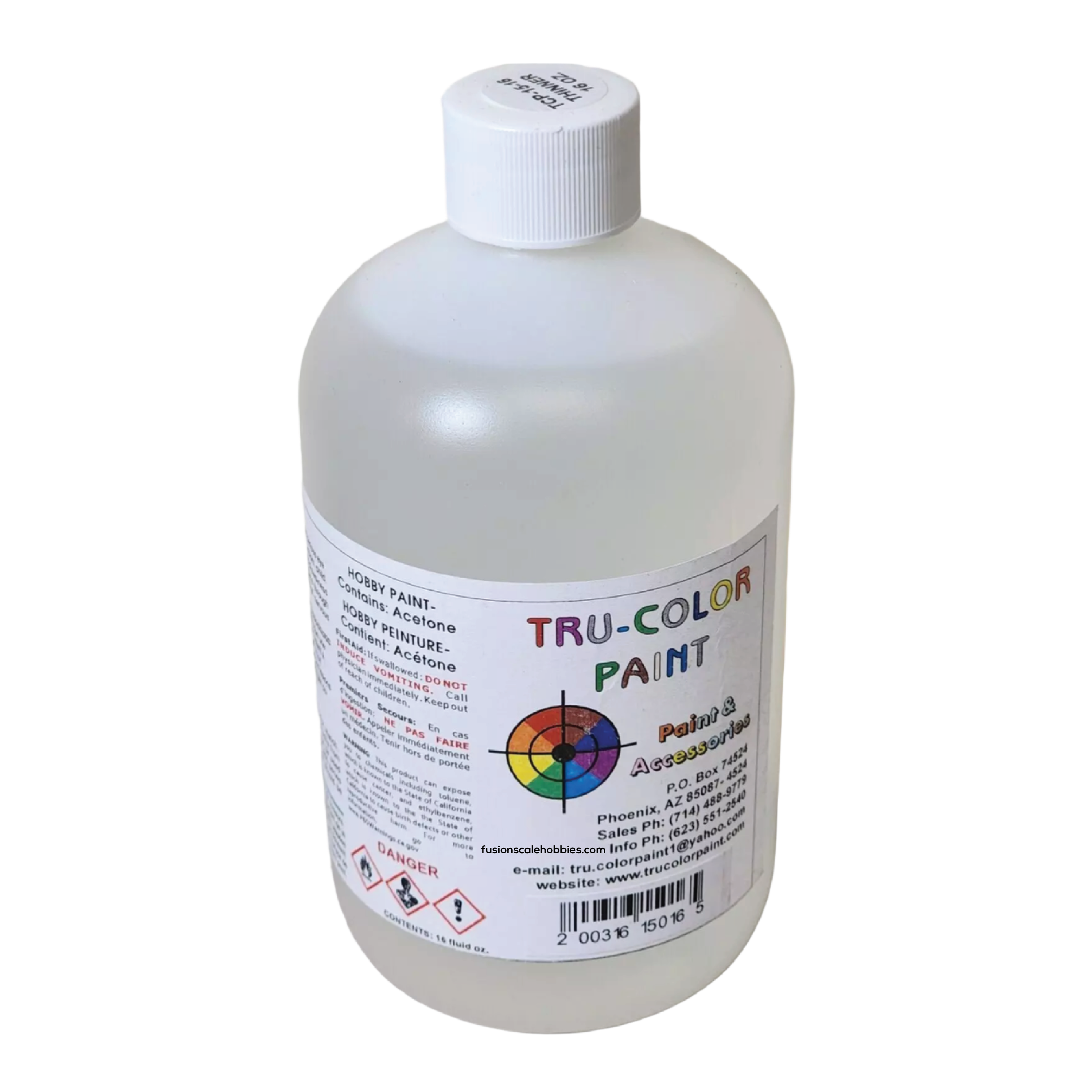 Tru Color Paint TCP-015 Thinner 16oz Bottle – Fusion Scale Hobbies
