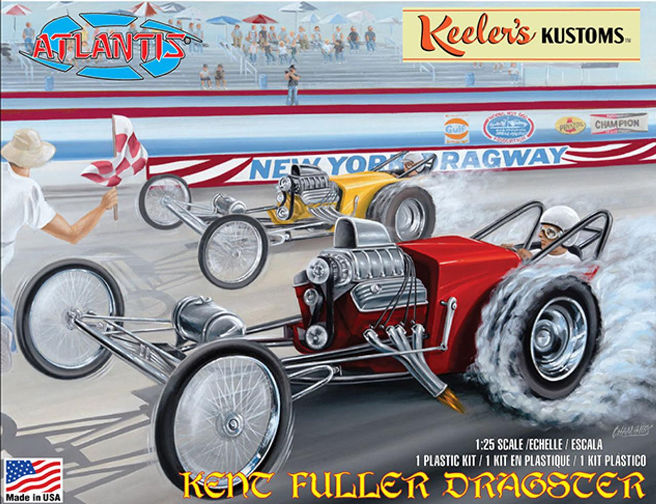 Atlantis Models 1/25 Models Keelers Kustom's Kent Fuller Dragster ...