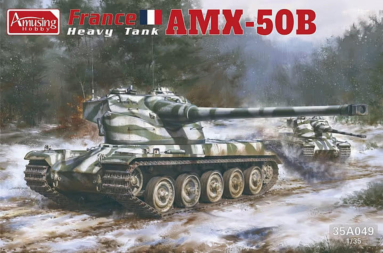 Amusing Hobby 1/35 Amusing Hobby AMX-50(B) France Heavy Tank – Fusion ...