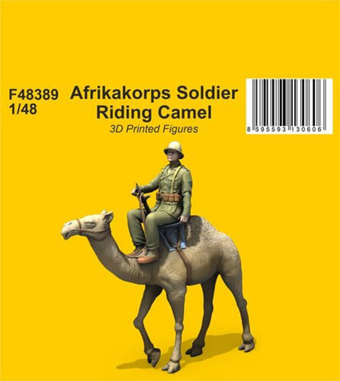 CMK 1/48 Afrikakorps Soldier Riding Camel / 3D Printed – Fusion Scale ...
