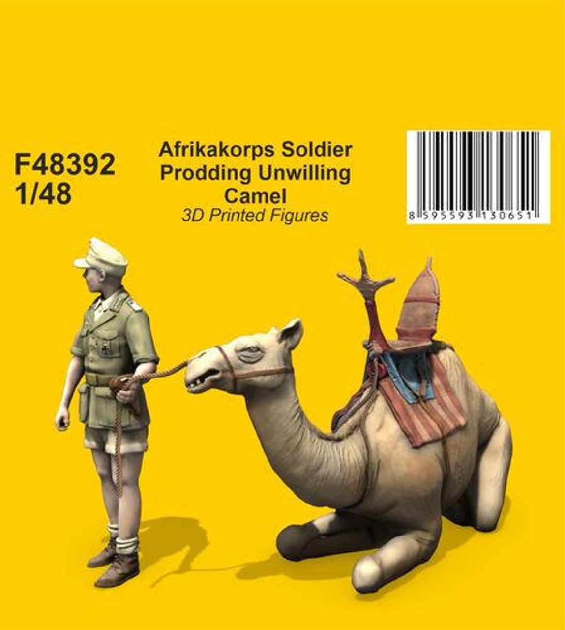 CMK 1/48 Afrikakorps Soldier Prodding Unwilling Camel – Fusion Scale ...