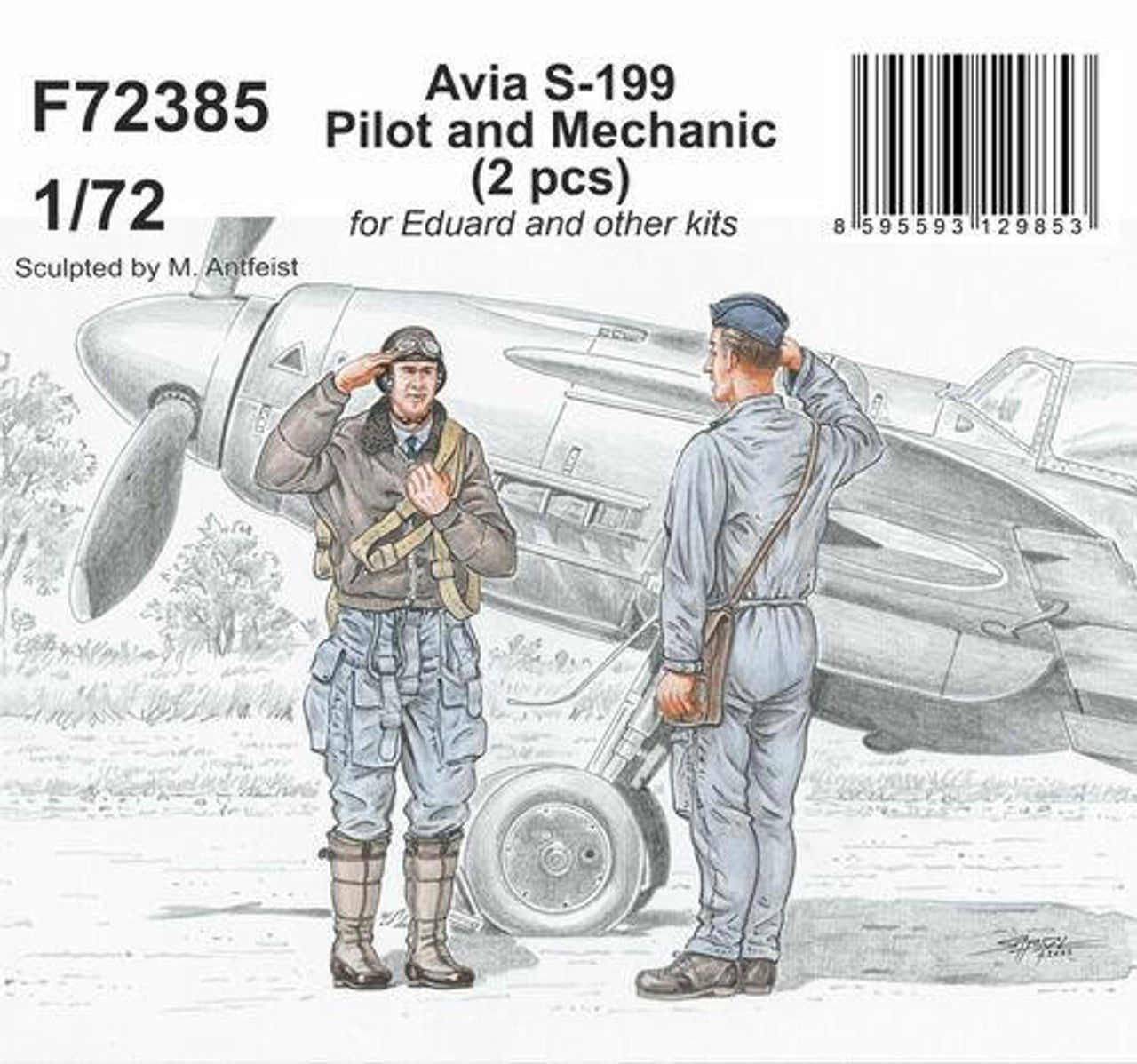 CMK 1/72 Avia S-199 Pilot and Mechanic / for Eduard and other kits ...