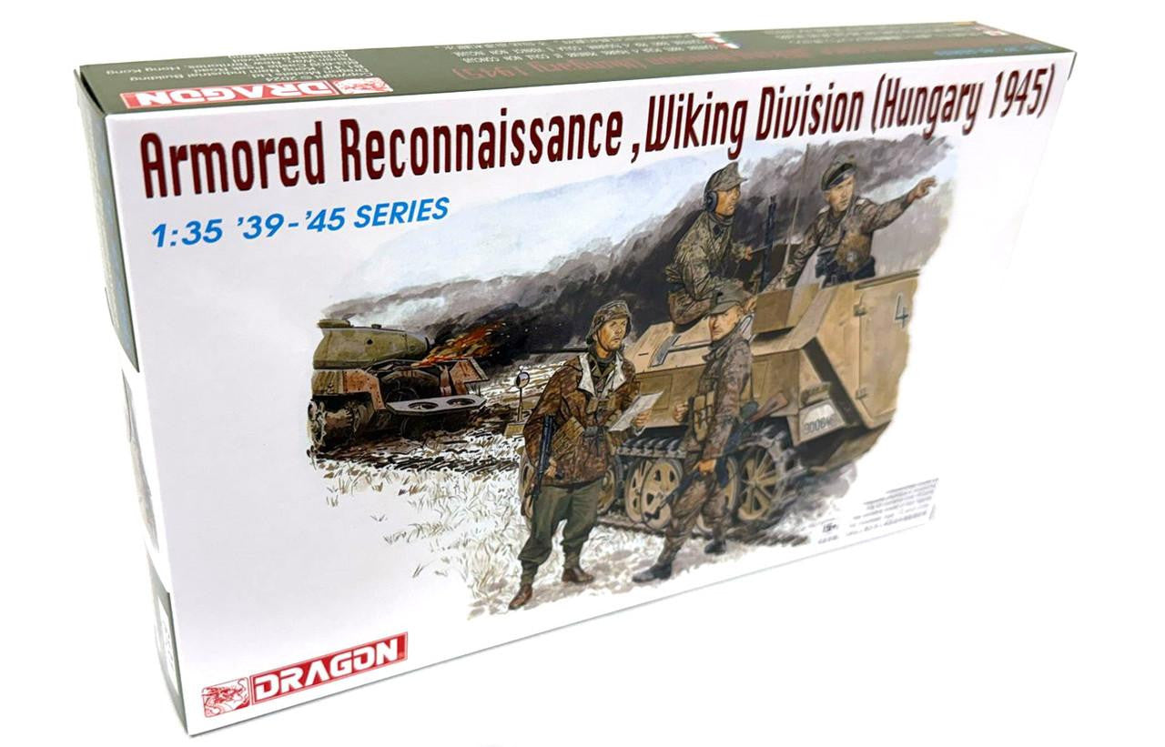 Dragon 1/35 ARMORED RECONNAISSANCE Wiking Division Hungary 1945 ...