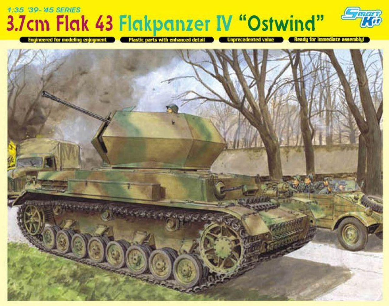 Dragon 1/35 Dragon 3.7cm FLAKPANZER IV OSTWIND – Fusion Scale Hobbies