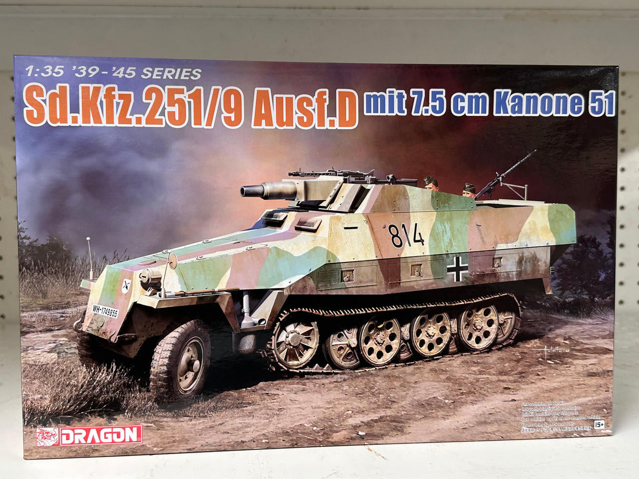 Dragon 1/35 Dragon Sd.Kfz.251/9 Ausf.D Halftrack – Fusion Scale Hobbies
