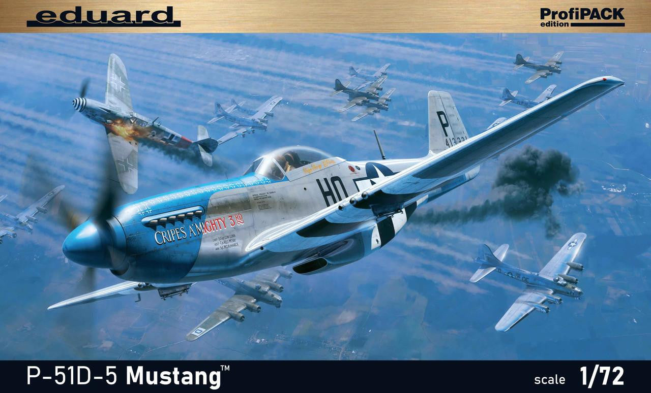 Eduard 1/72 Eduard P-51D-5 Mustang Profipack Plastic Model Kit – Fusion ...