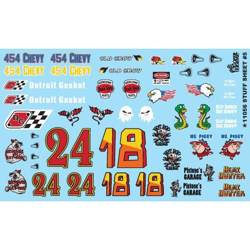 Gofer Racing Decals Stuff Sheet #5 Decal – Fusion Scale Hobbies