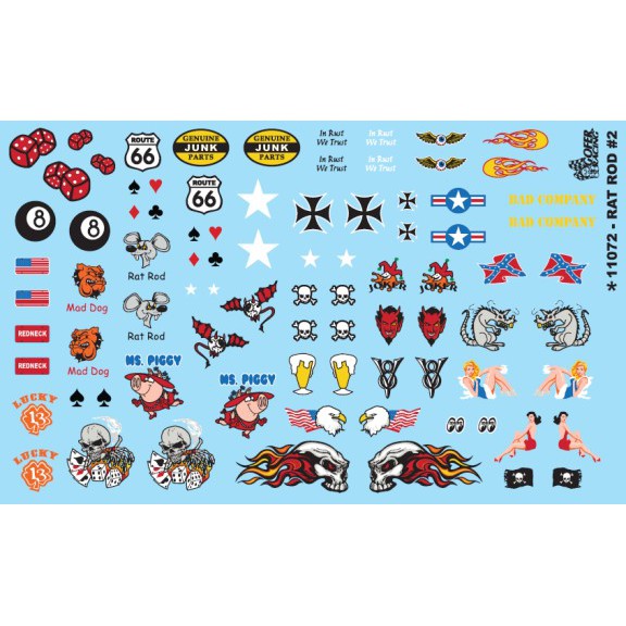 Gofer Racing Decals New Rat Rod – Fusion Scale Hobbies