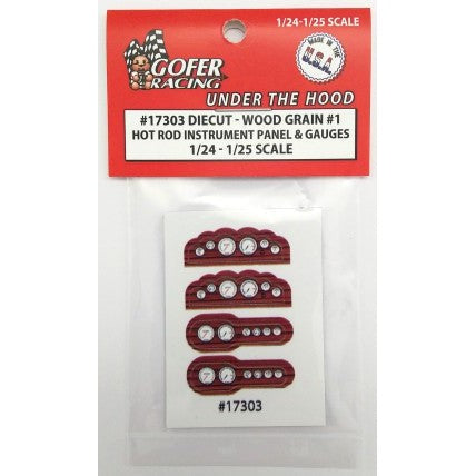 Gofer Racing Decals Instrument Panel Hot Rod Wood Grain #1 – Fusion ...