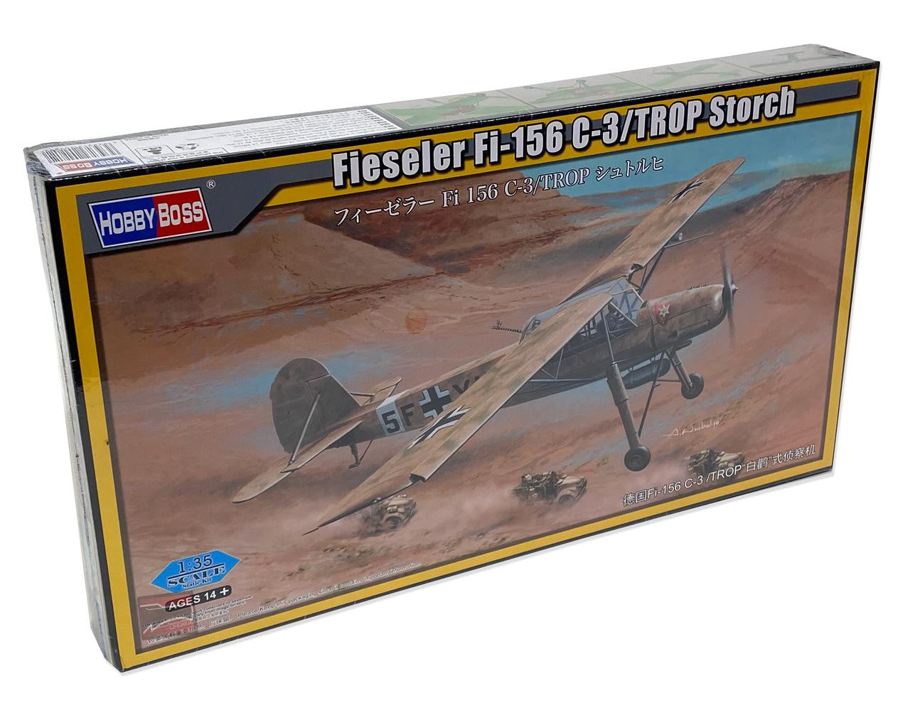 Hobby Boss 1/35 Hobby Boss Fieseler Fi-156C-3/Trop Storch Airplane – Fusion Scale Hobbies