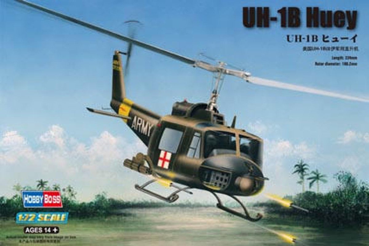 Hobby Boss 1/72 Hobby Boss UH-1B Huey - HY87228 – Fusion Scale Hobbies