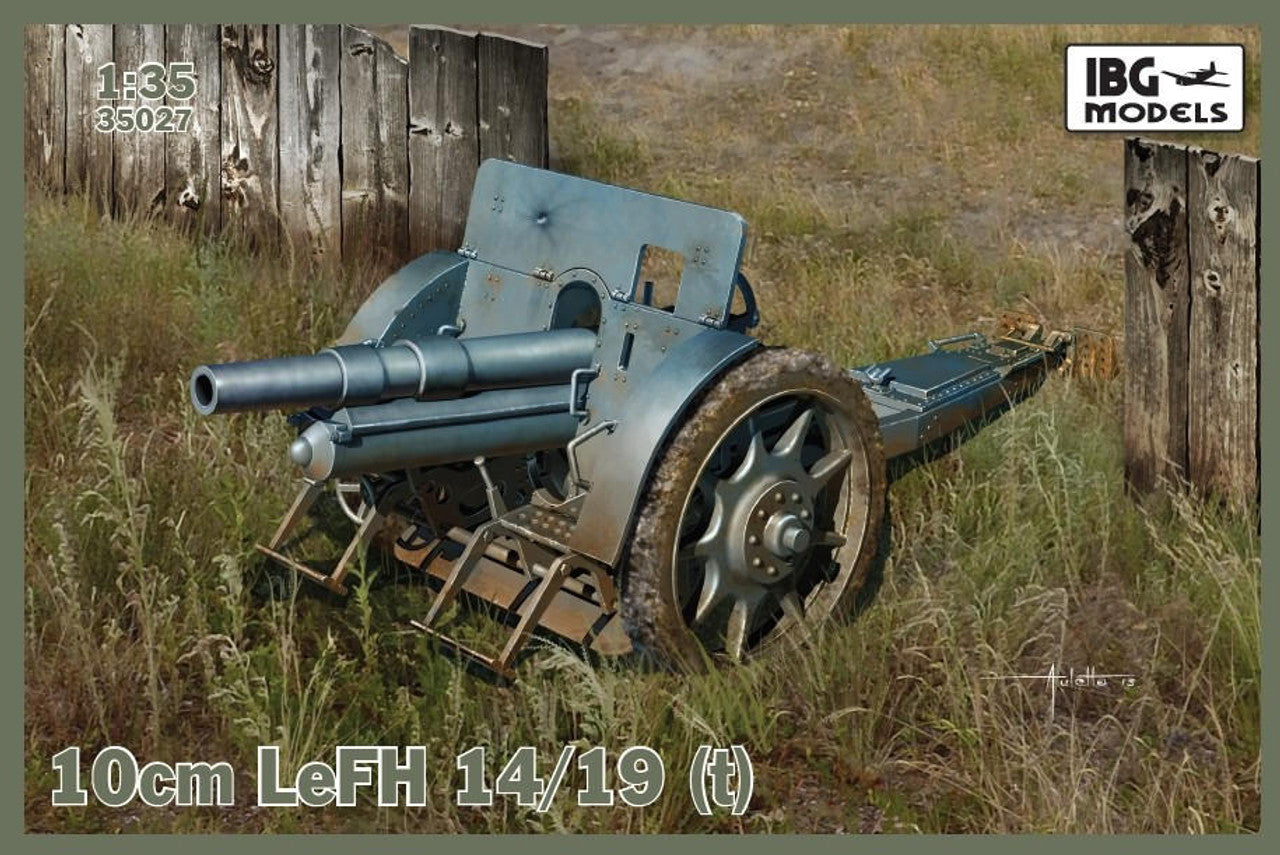 IBG Models 1/35 IBG 10cm LeFH 14/19(t) Field Howitzer Gun – Fusion ...