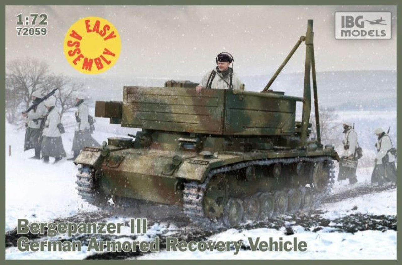 IBG Models 1/72 IBG Bergepanzer Iii (Easy Assembly Kit) – Fusion Scale ...