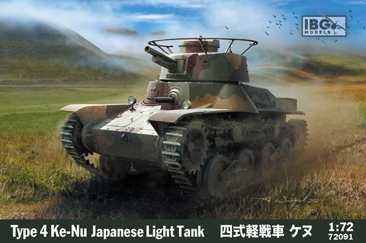 IBG Models 1/72 IBG Type 4 Ke-Nu Japanese Light Tank - – Fusion Scale ...