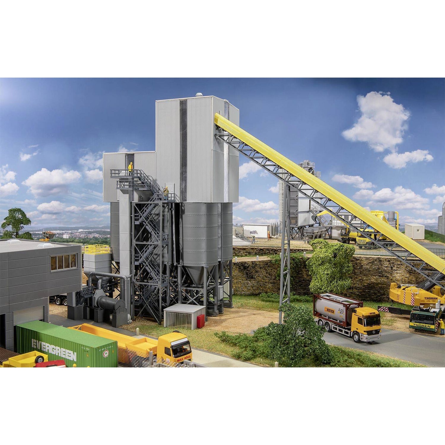 Faller HO Scale Modern Gravel Plant – Fusion Scale Hobbies