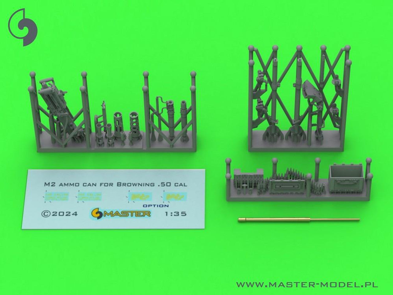 Master Model 1/35 Master Model Browning M2HB .50 cal (12,7mm) - machin ...