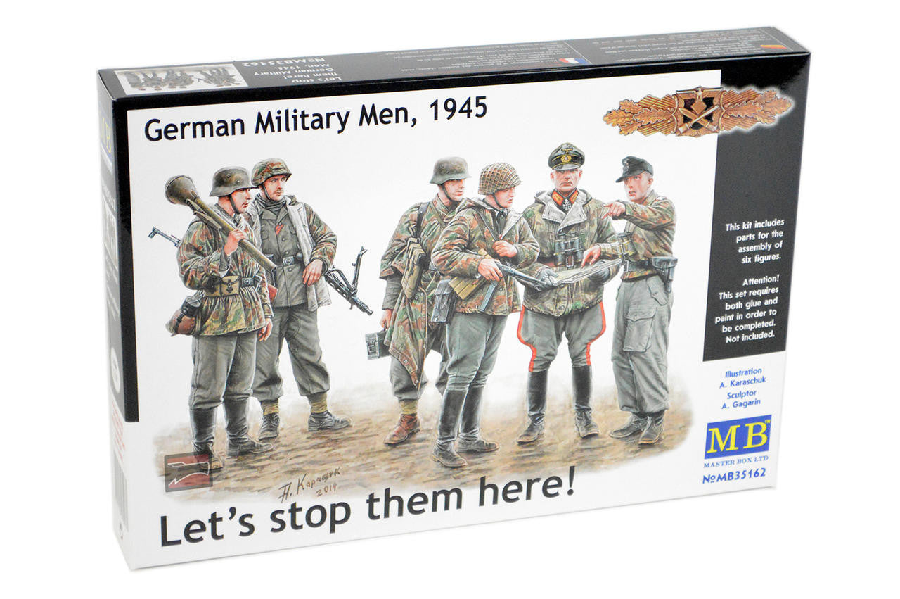 Master Box LTD 1/35 Box Let's Stop Them Here! German Military Men 1945 ...