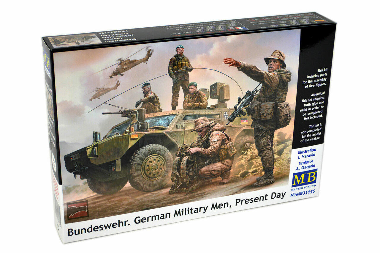Master Box LTD 1/35 Box Bundeswehr German Military Men Present Day Kit ...
