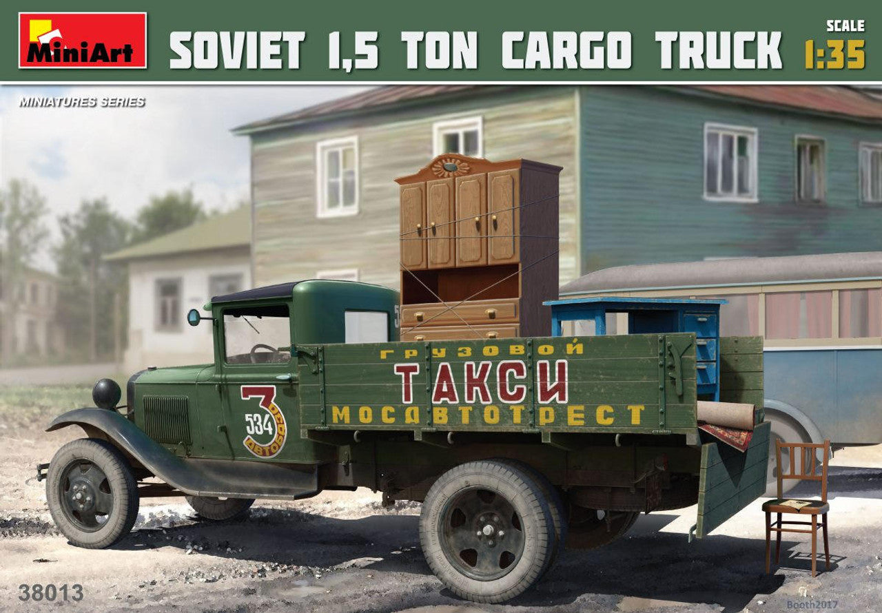 Miniart 1/35 Miniart Soviet 1.5 ton Truck AA Type Polutorka – Fusion Scale Hobbies