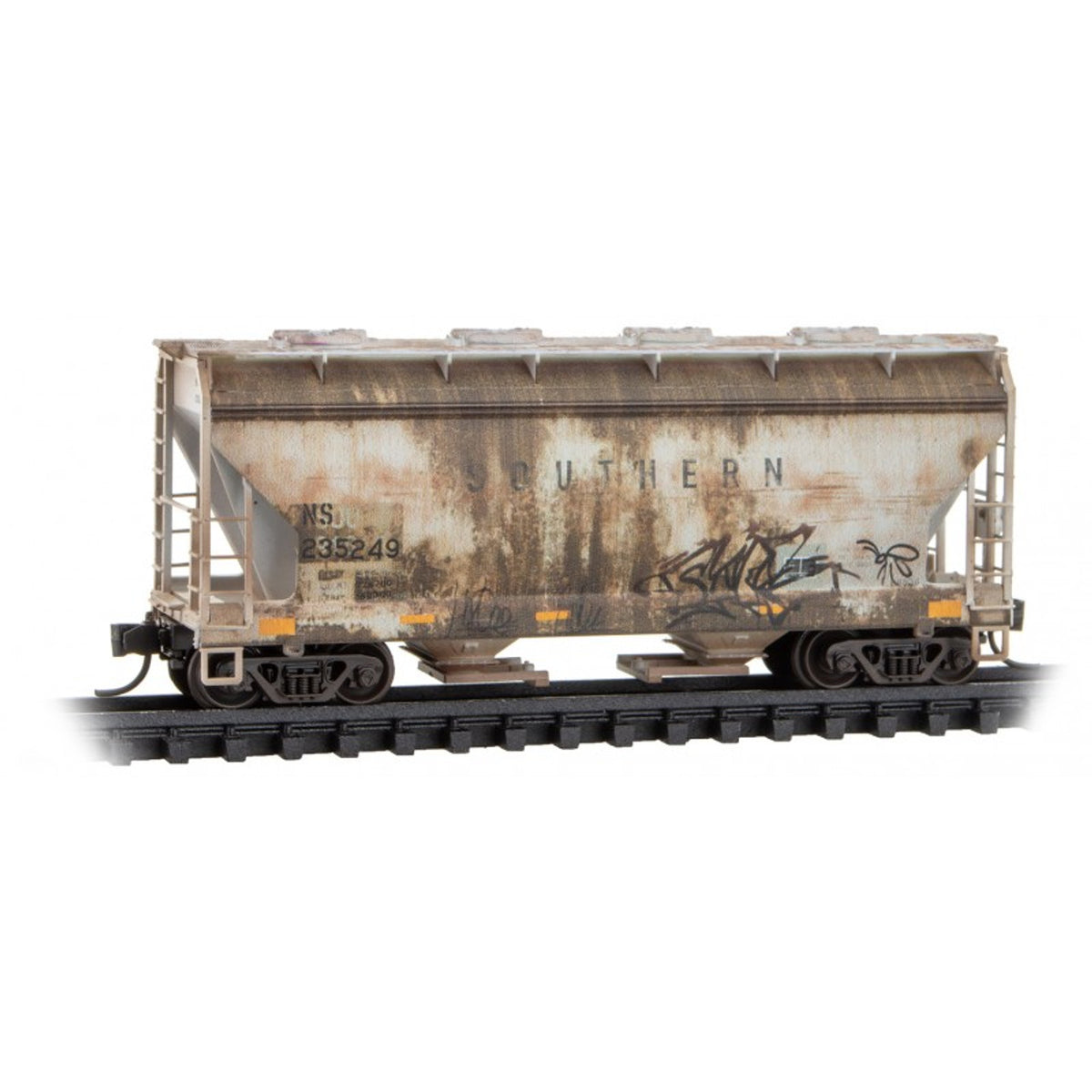 Micro Trains 2-Bay Covered Hopper Car #9 NS Family Tree Series Norfolk ...