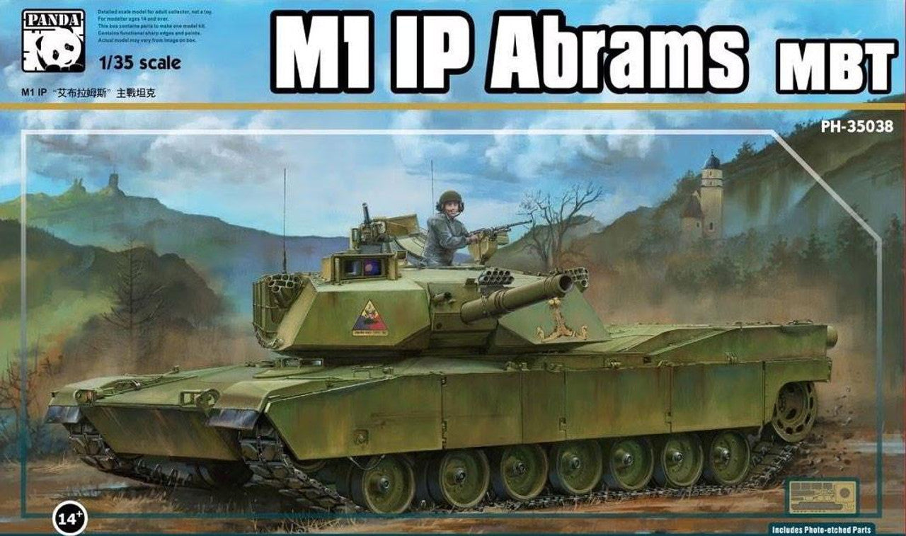 Panda Hobby 1/35 Panda Hobby M1 IP Abrams Tank Plastic Model Kit – Fusion Scale Hobbies