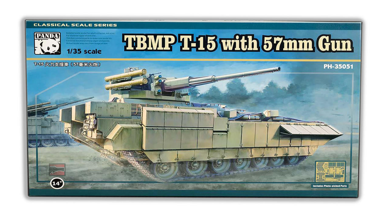 Panda Hobby 1/35 Panda Hobby TBMP T-15 with 57mm Gun Plastic Model Kit – Fusion Scale Hobbies