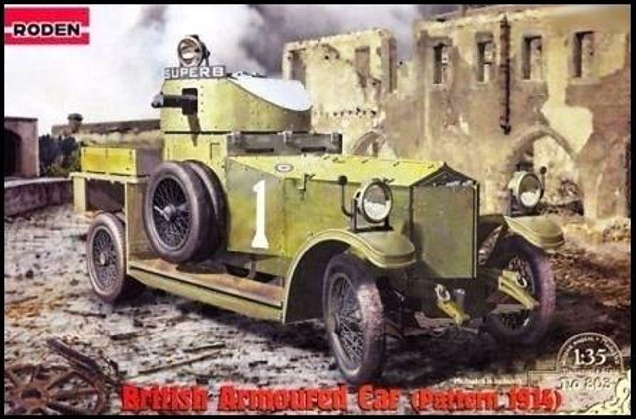 Roden 1/35 Roden Pattern 1914 British Armored Car – Fusion Scale Hobbies