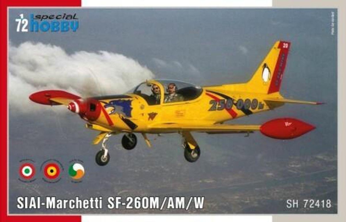 Special Hobby 1/72 Special Hobby SIAI-Marchetti SF-260M/AM/W Plastic M ...
