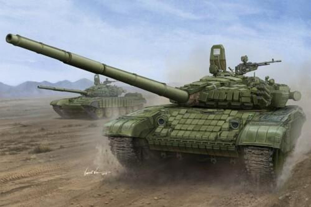 Trumpeter 1/16 Trumpeter Russian T72B1 Main Battle Tank w/Kontakt-1 Re – Fusion Scale Hobbies