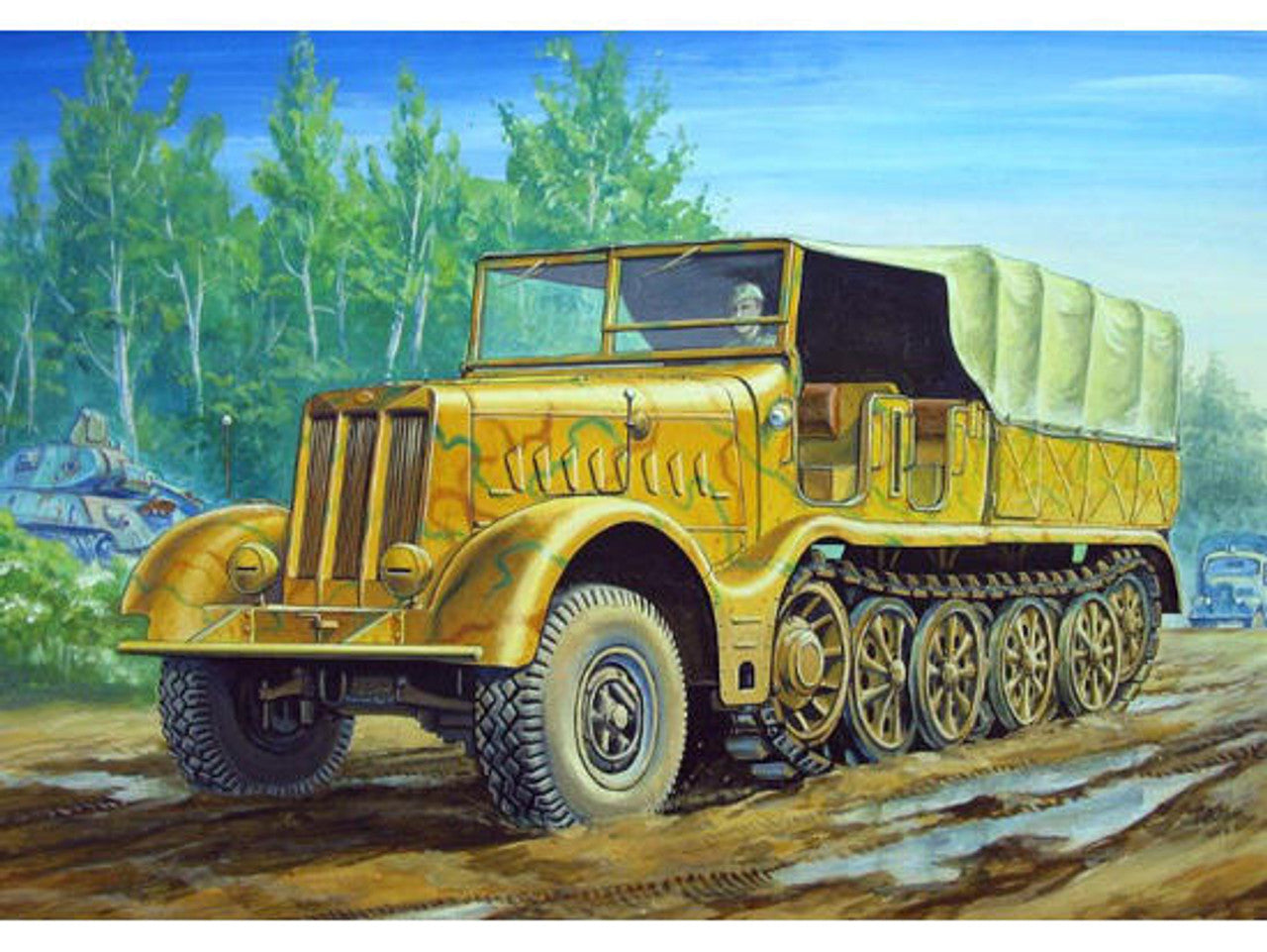 Trumpeter 1/72 Trumpeter FAMO Heavy Halftrack Plastic Model Kit ...