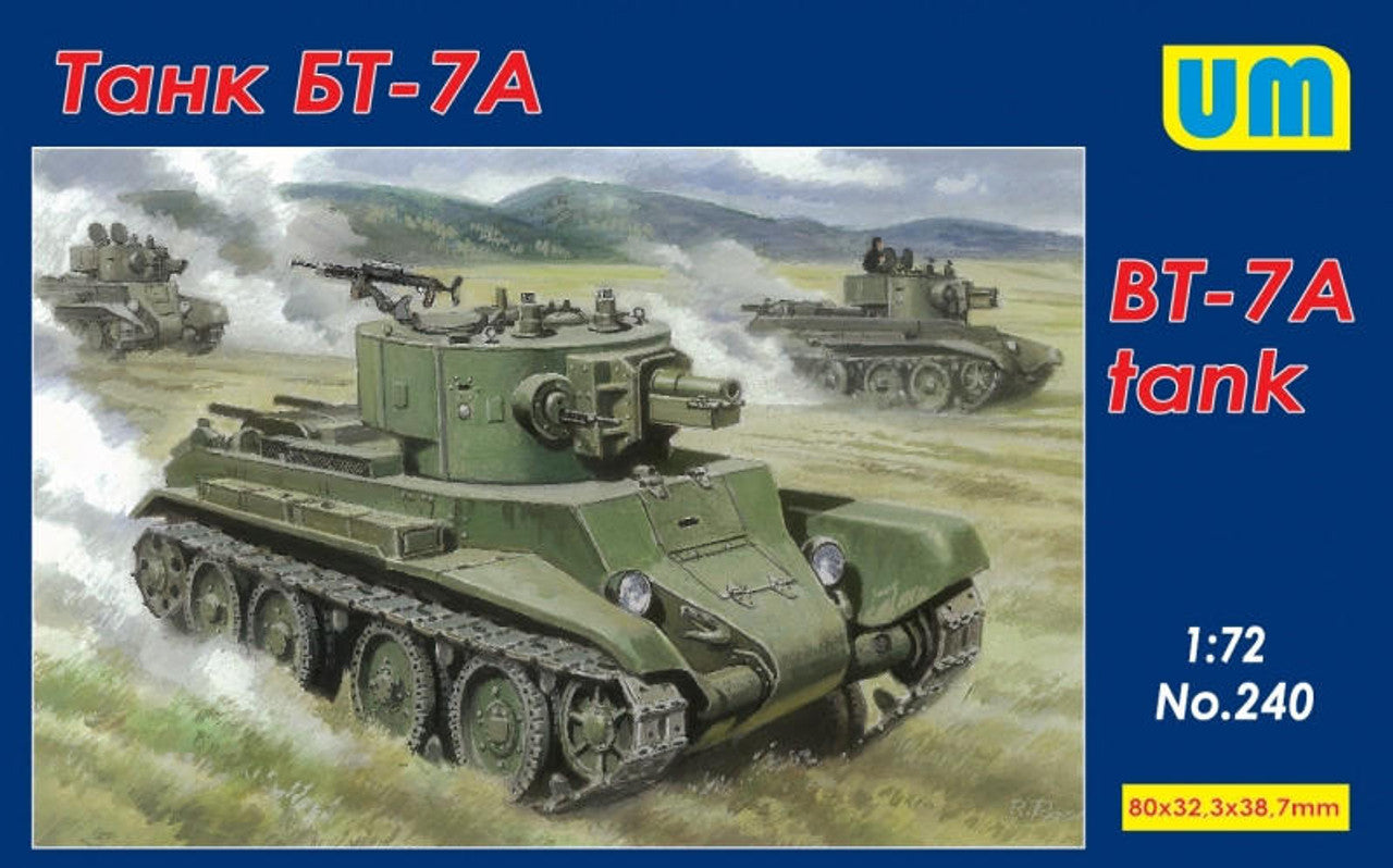 Uni Model 1/72 Uni Model BT-7A tank – Fusion Scale Hobbies