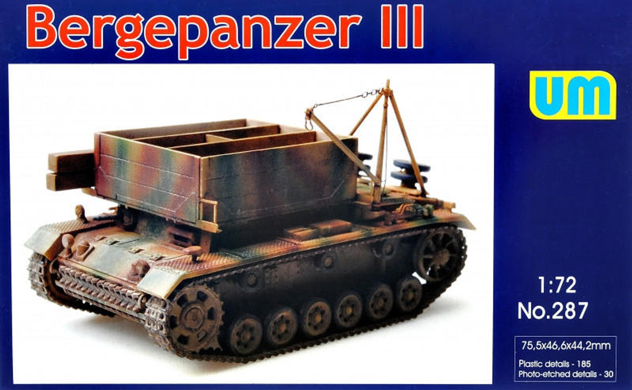 Uni Model 1/72 Uni Model Bergepanzer III – Fusion Scale Hobbies