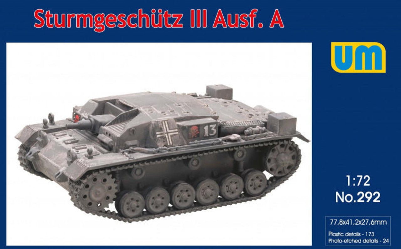Uni Model 1/72 Uni Model Sturmgeschutz III Ausf A – Fusion Scale Hobbies