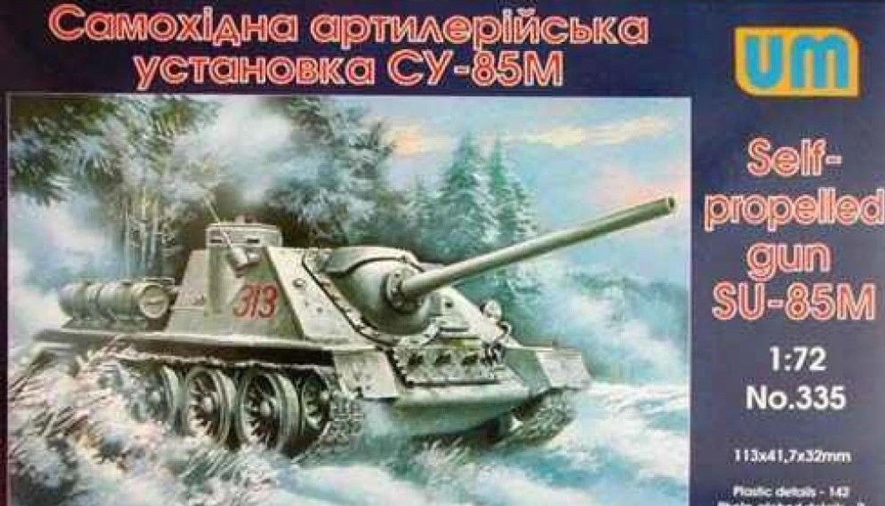 Uni Model 1/72 Uni Model Self-propelled artillery plant SU-85M – Fusion Scale Hobbies
