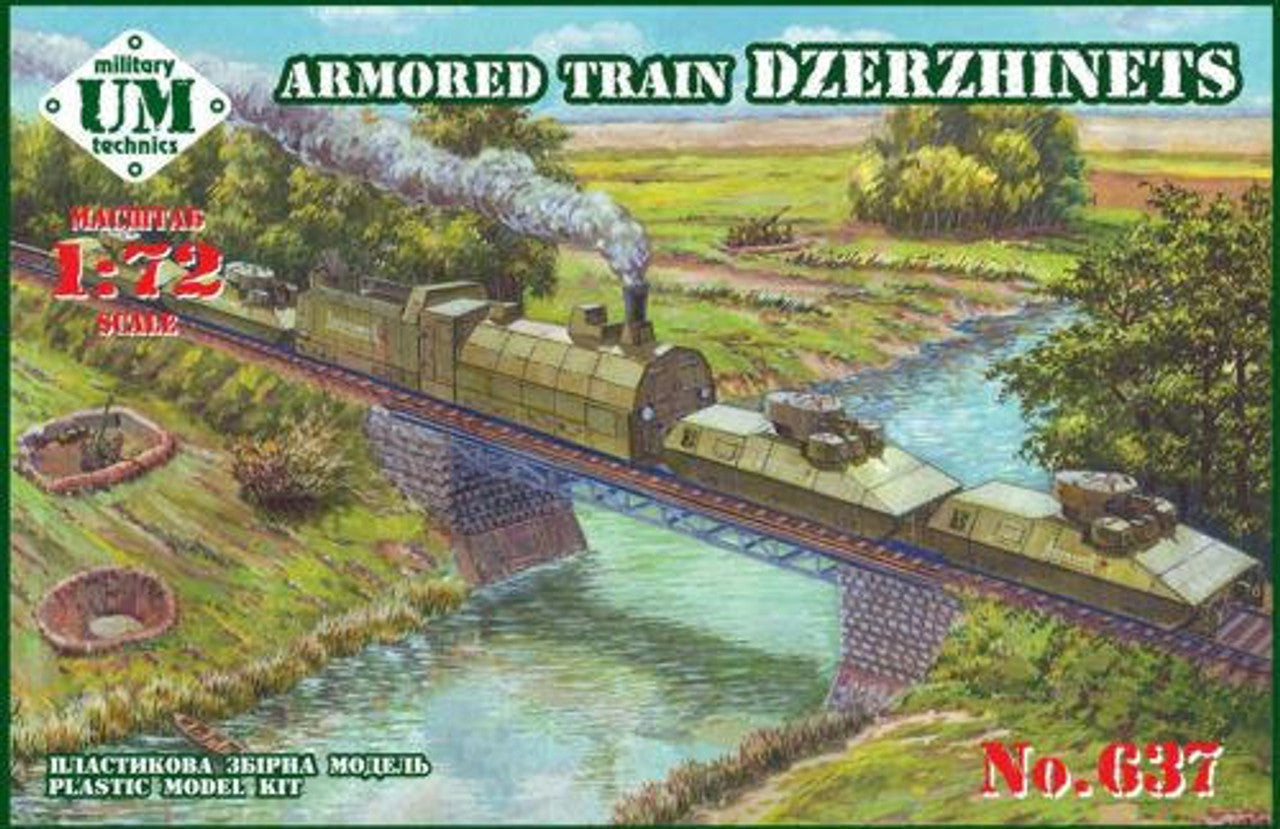 Uni Model 1/72 Uni Model Armored train Dzerzhinets – Fusion Scale Hobbies