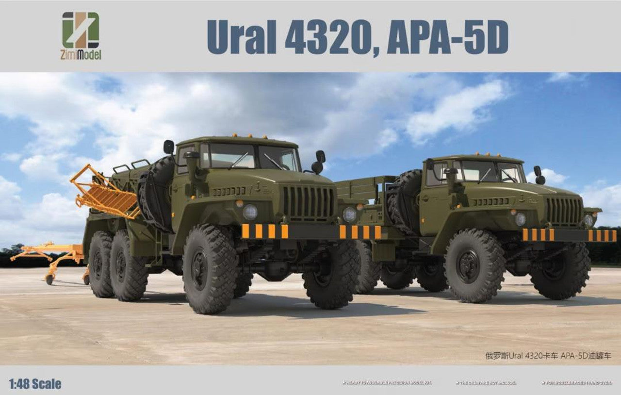 Zimi Model 1/48 Zimi Model Ural 4320. APA-5D Plastic Model Kit – Fusion Scale Hobbies